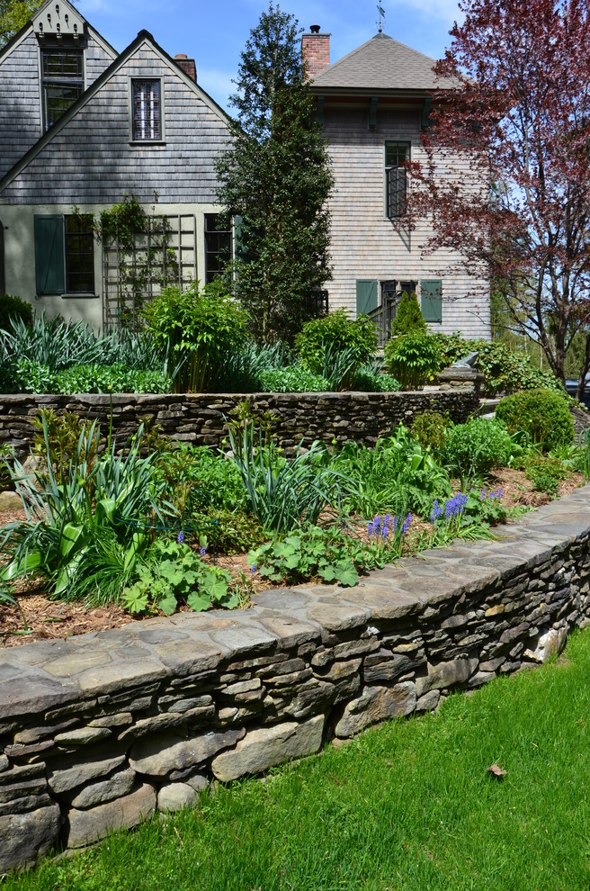 Fieldstone Walls - Traditional - Landscape - New York - by Bedford ...