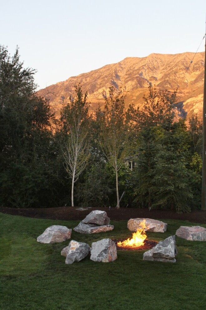 In Ground Fire Feature - Traditional - Landscape - Salt Lake City - by ...
