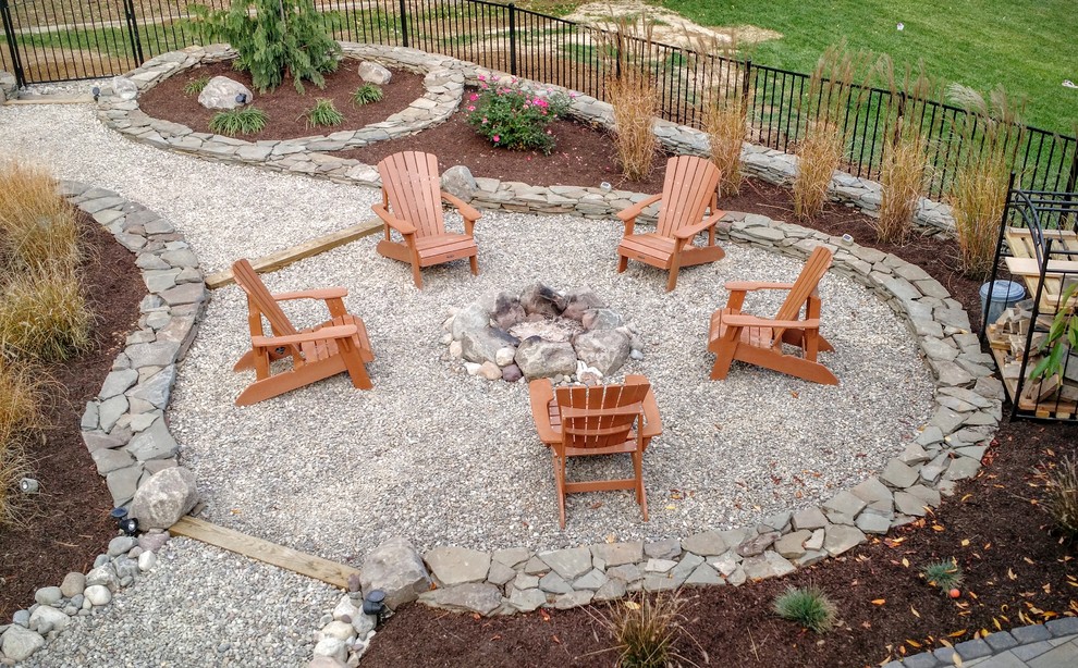 Fire Pit Area - Contemporary - Landscape - Philadelphia - by Premier ...