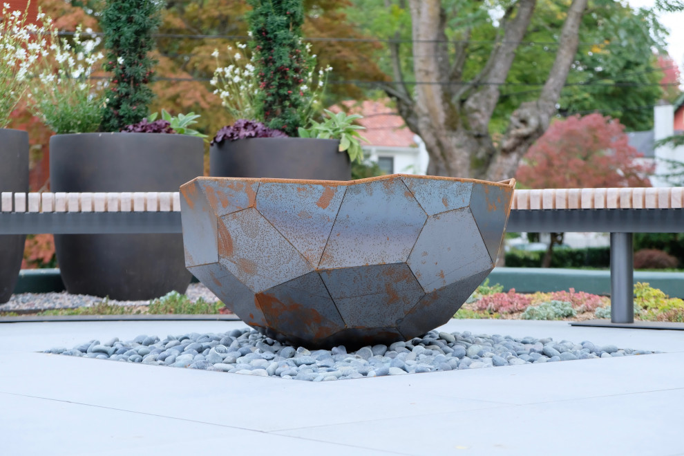 Fire pit - Modern - Landscape - Portland - by Rose Brady Keane ...
