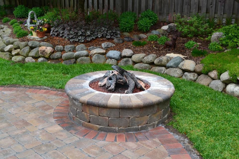 Fire Pits and Patios - Traditional - Landscape - Milwaukee - by ...