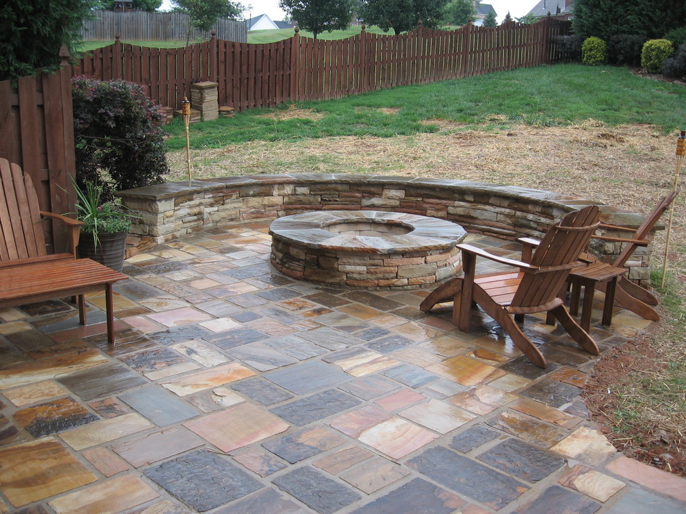 Fire Rings - Traditional - Landscape - Other - by Acadia Landscape ...