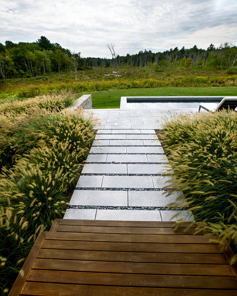 Fish Brook Overlook - Granite and Natural Stone Pool Terrace and Gunite ...