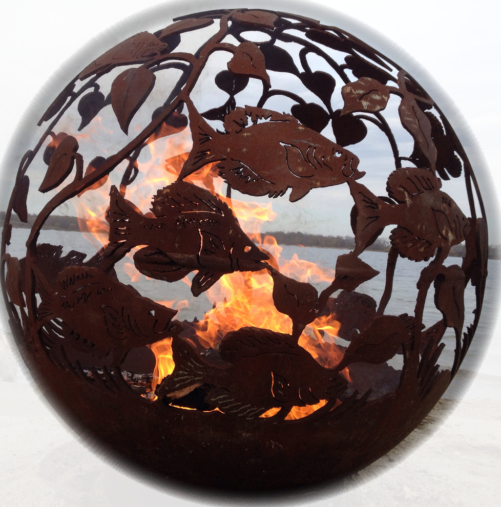 Fish Fireball - Rustic - Landscape - Other - by Fireball Firepits | Houzz