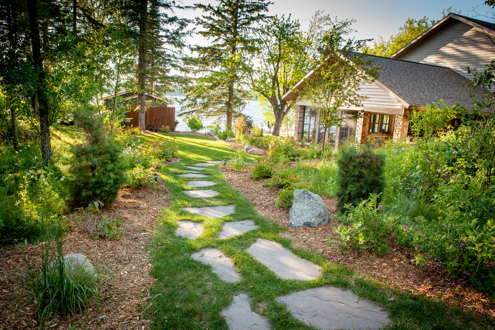 Flagstone Entry Path - Landscape - Minneapolis - by John Stadelman ...