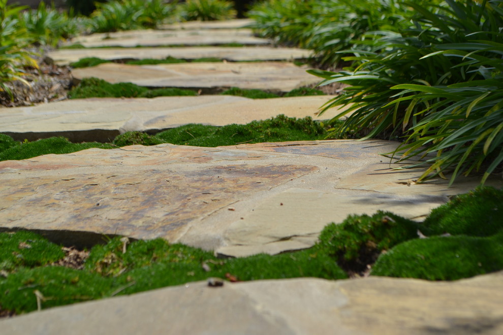 Flagstone stepping stone - Eclectic - Landscape - Los Angeles - by ...