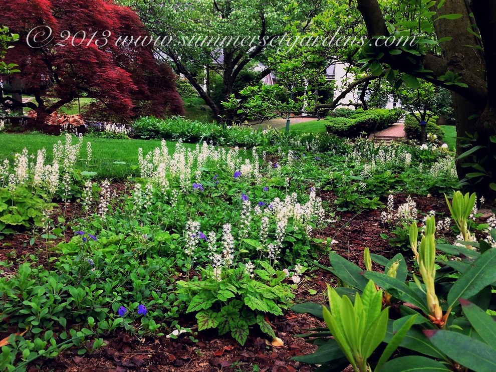 Flowering ground cover design in NJ - Traditional - Landscape - New ...
