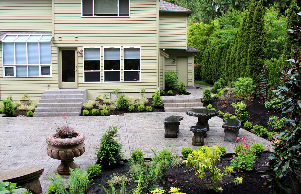 Formal Backyard Garden - Traditional - Landscape - Seattle - by ...
