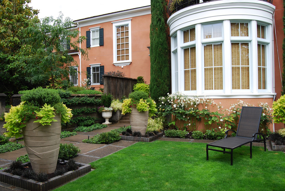 Formal Front Yard - Traditional - Landscape - Portland - by Samuel H ...