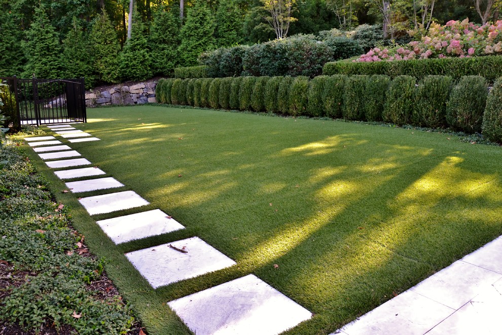 Formal Garden Landscaped Estate - Traditional - Landscape - New York ...
