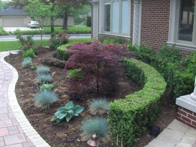 Formal Walkway - Landscape - Detroit - by Antonelli Landscape Pool ...