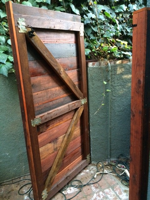 Fredonia Drive Dog Run Gate - Modern - Garden - Los Angeles - by Noll ...