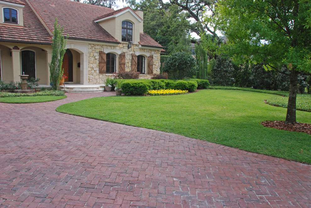 French Country Style Garden - Traditional - Landscape - Orlando - by ...