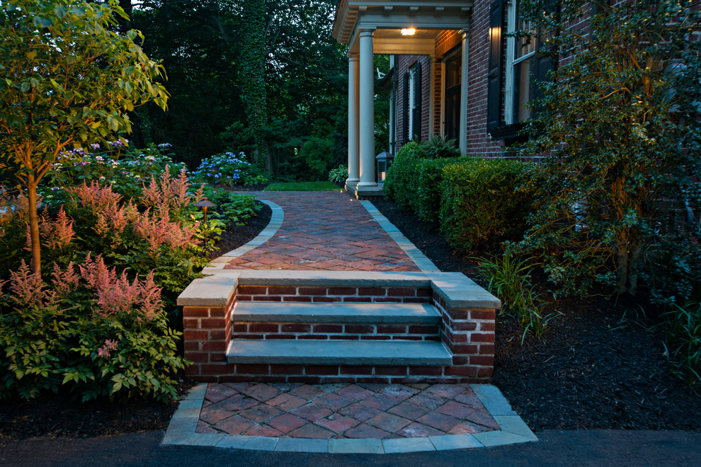 Front Entrance Renovation - Traditional - Landscape - Philadelphia - by ...