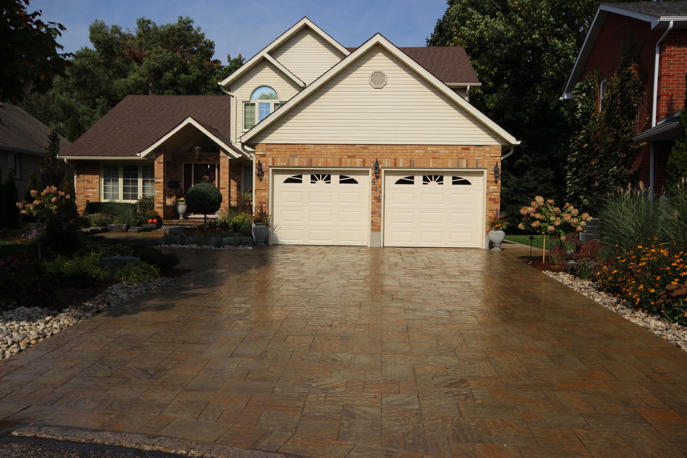 Front Entry & Driveway - Traditional - Landscape - Toronto - by ...