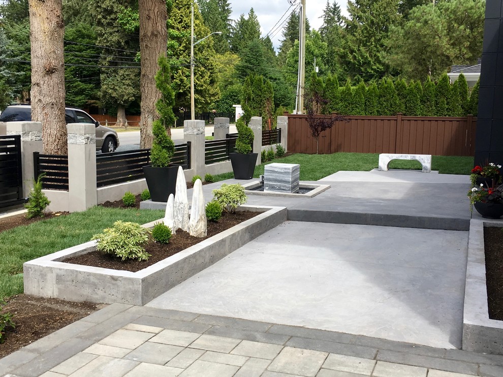 Front entry area - Modern - Landscape - Vancouver - by Metamorphic ...