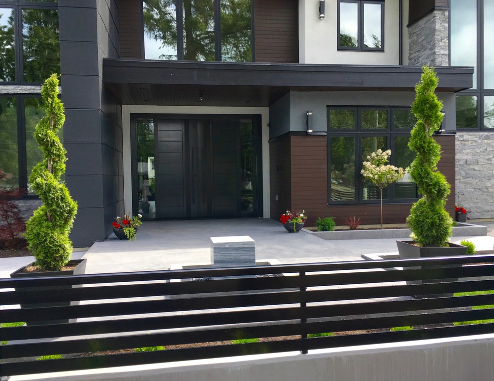 Front entry area - Modern - Landscape - Vancouver - by Metamorphic ...