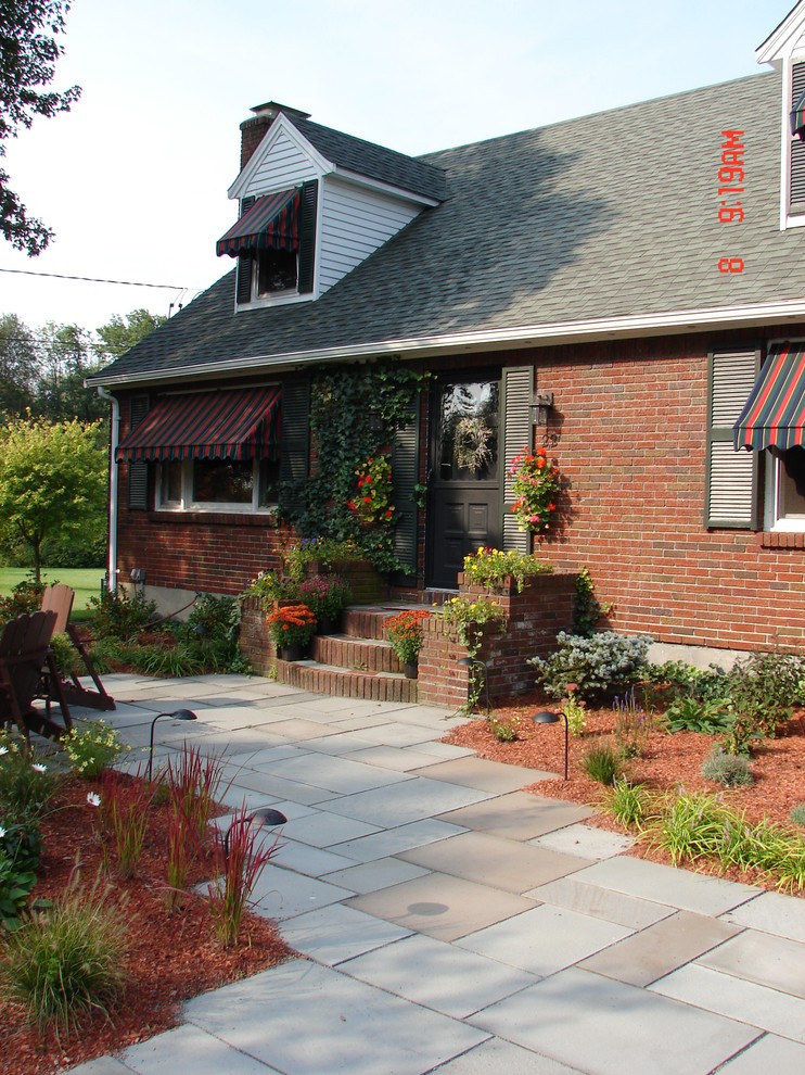 Front Entry Landscape Design Alton, NH - Traditional - Landscape ...