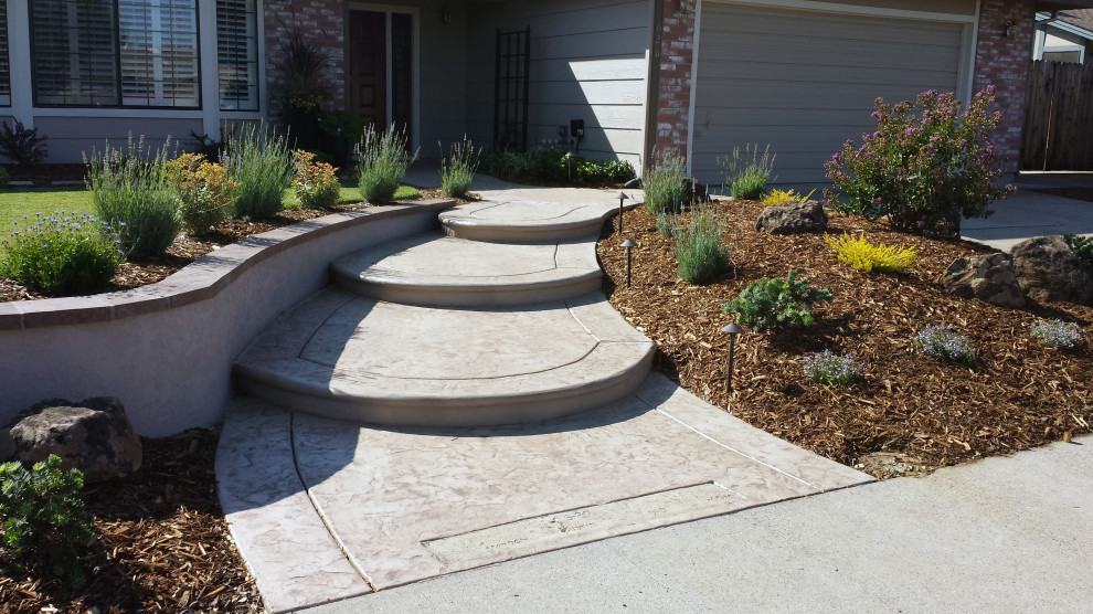 Front Entry Steps - Landscape - Sacramento - by AJM Landscape Design ...