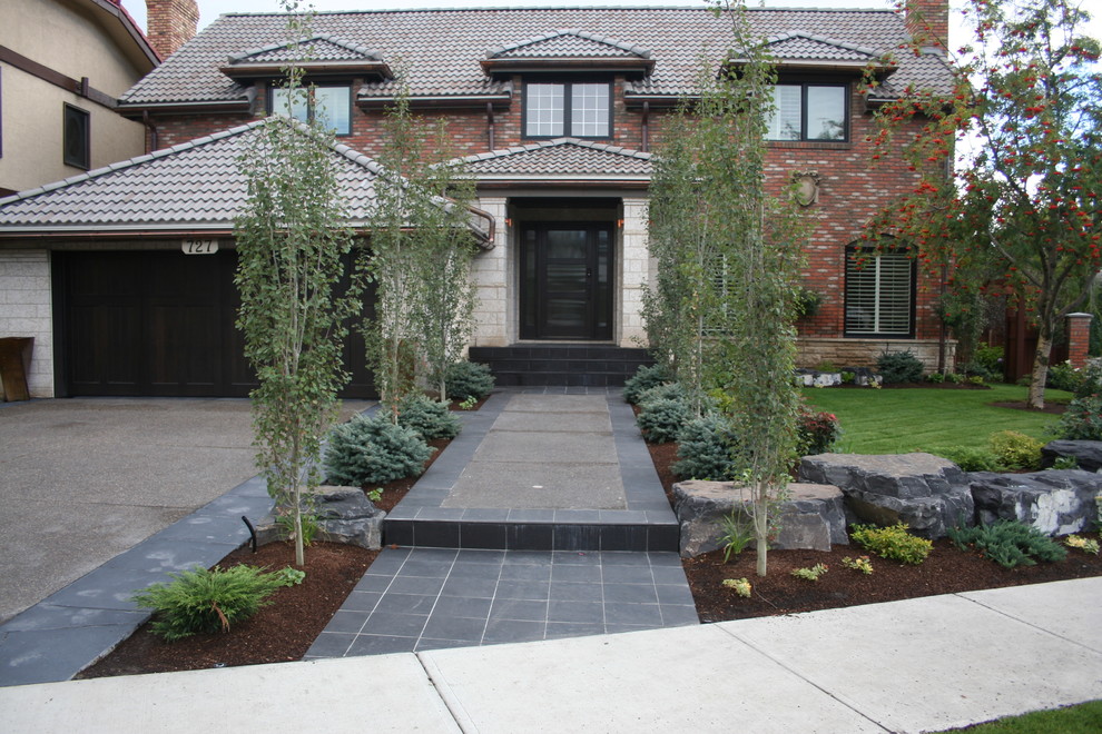 Front Entry - Modern - Landscape - Calgary - by Sundance Landscaping ...