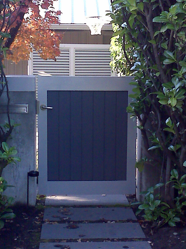 Front pedestrian gate - Contemporary - Landscape - Vancouver - by Kate ...