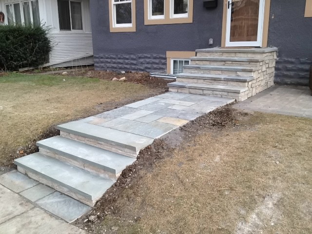Front Stoops And Walkways New Brick Front Porch, Sidewalk And Stairway