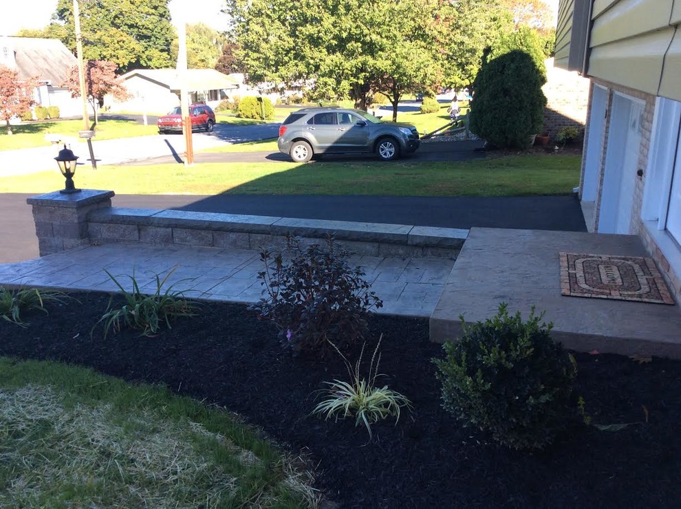 Front Yard Hardscape - Traditional - Landscape - Other - by Windy Hill ...