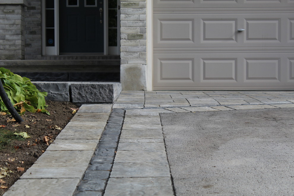 Front Yard Landscaping, Stonebridge, Modern Design - Traditional ...