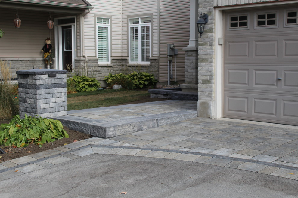 Front Yard Landscaping, Stonebridge, Modern Design - Traditional ...