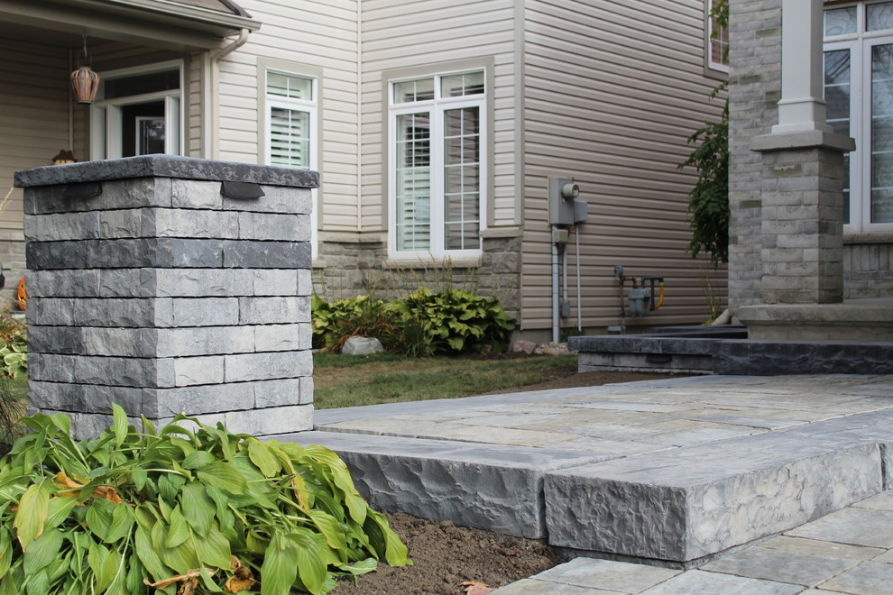 Front Yard Landscaping, Stonebridge, Modern Design - Traditional ...