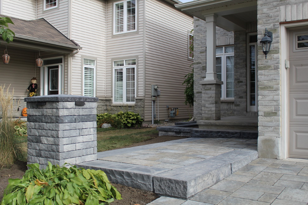 Front Yard Landscaping, Stonebridge, Modern Design - Traditional ...