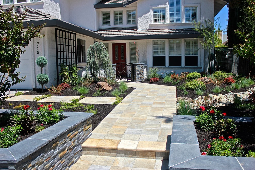 Front Yard New Curb Appeal - Contemporary - Landscape - Sacramento - by ...