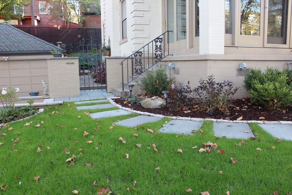 Front Yard Retaining Wall, Walkway, Landing and Step Refurbishment ...