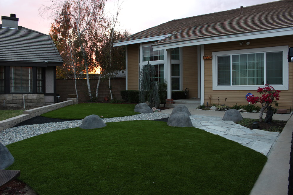 Front yard transformation - Traditional - Landscape - Los Angeles - by ...