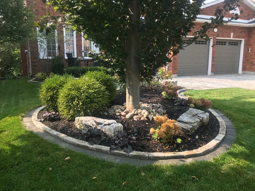 Front yard transformation with new sitting area and grand entrance ...