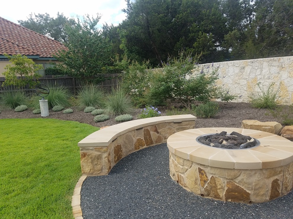 Full Landscaping and Hardscape in Shavano Park, San Antonio - Rustic ...
