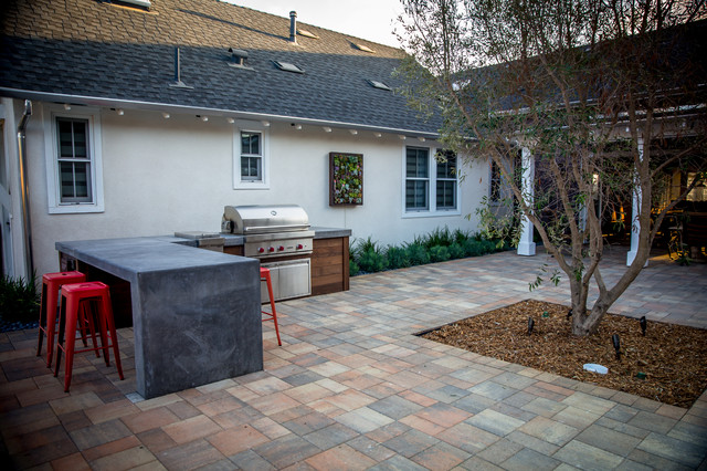 Functionable Concrete Countertop - Coastal Contemporary Design In ...