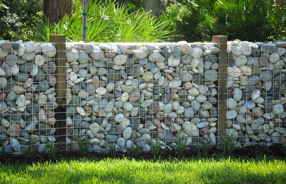Gabion Sculpture & Furnishings - Landscape - Tampa - by Art + Nature ...