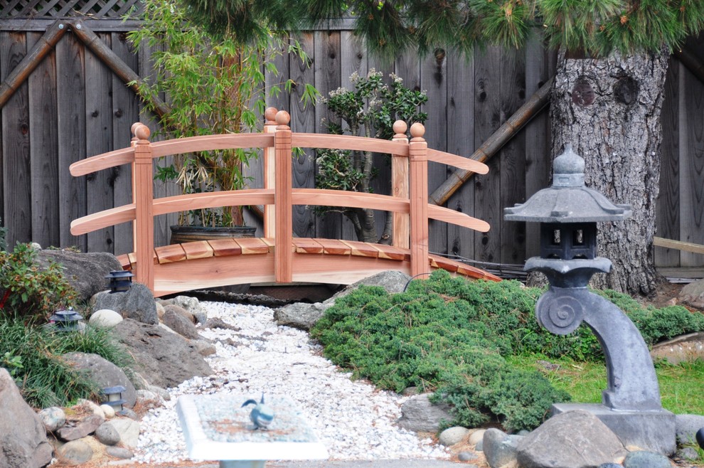 Garden Bridge - Beach Style - Landscape - Other - by Redwood Garden ...