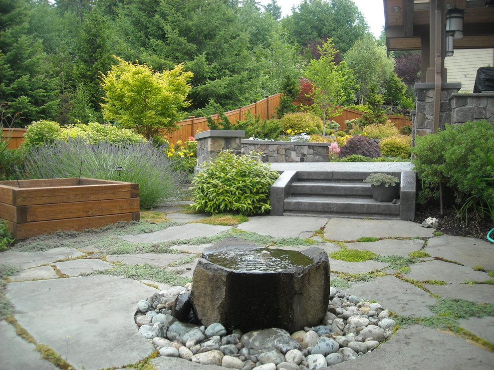 Garden Bubbler Bird Bath - Traditional - Landscape - Seattle - by ...