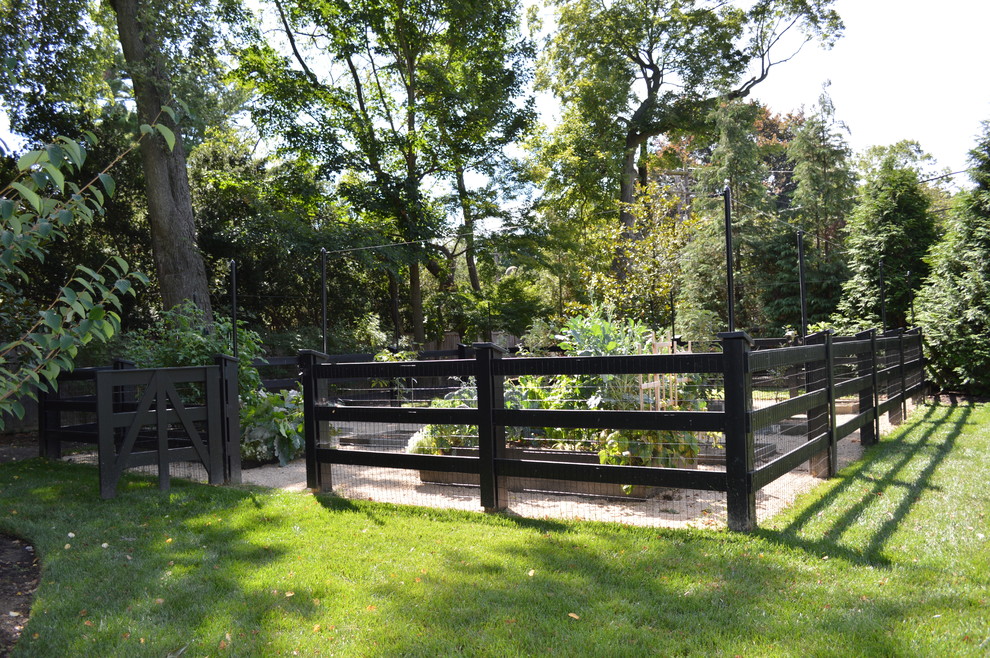 Gardens for a Classic Colonial Home - Traditional - Landscape ...