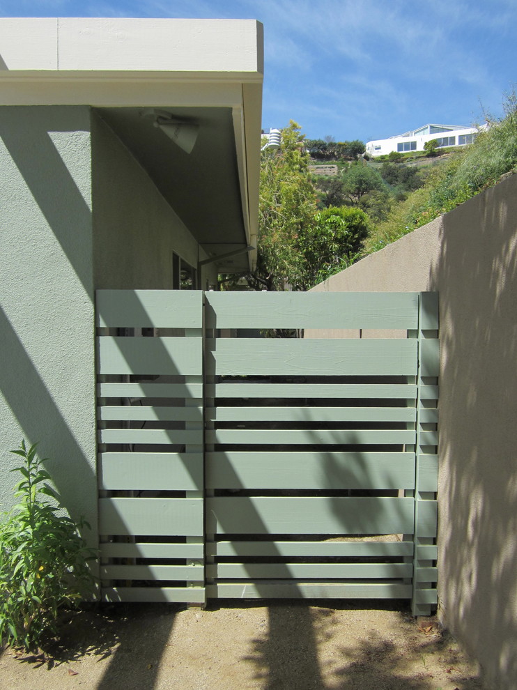 Gate - Pacific Palisades Mid Century Modern - Midcentury - Landscape ...
