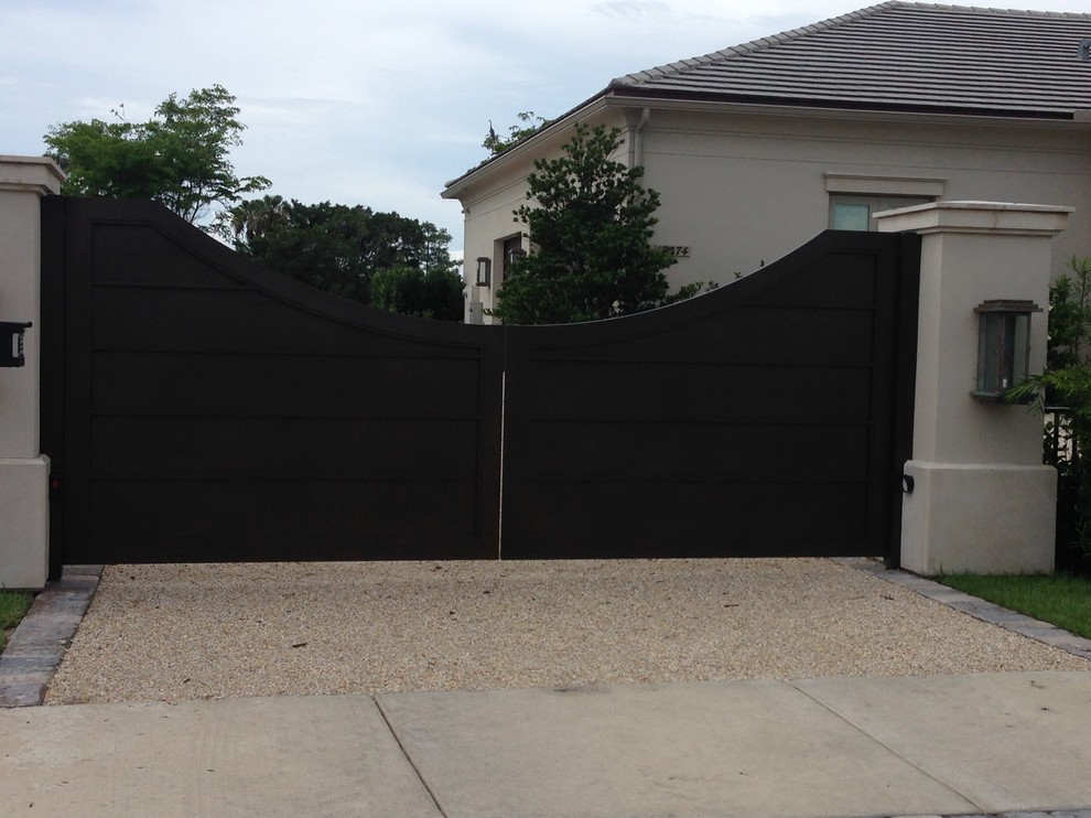 Gates - Modern - Landscape - Miami - by JC Iron Ornamental Work Inc ...