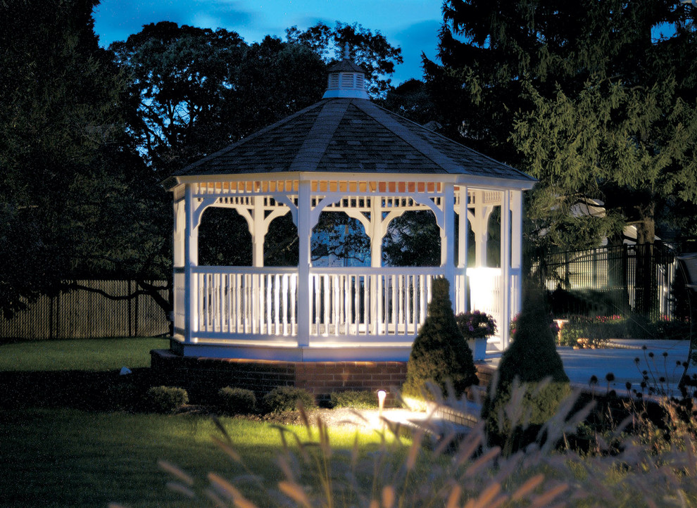 Gazebo, Trellis and Pergola Lighting - Traditional - Landscape - New ...