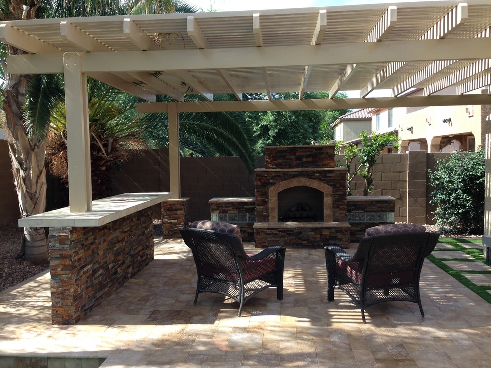 Gilbert Backyard Transformation! - Patio - Phoenix - by Dream Retreats ...