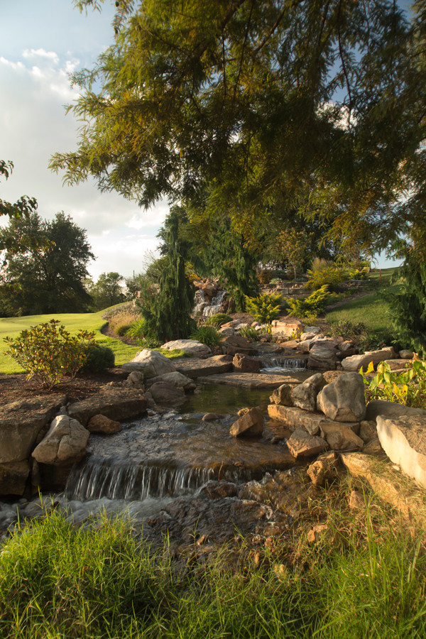 Golf Course Waterfall Feature - Traditional - Landscape - Other - by ...