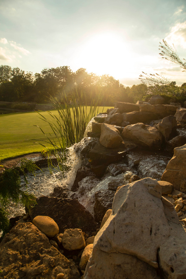 Golf Course Waterfall Feature - Traditional - Landscape - Other - by ...