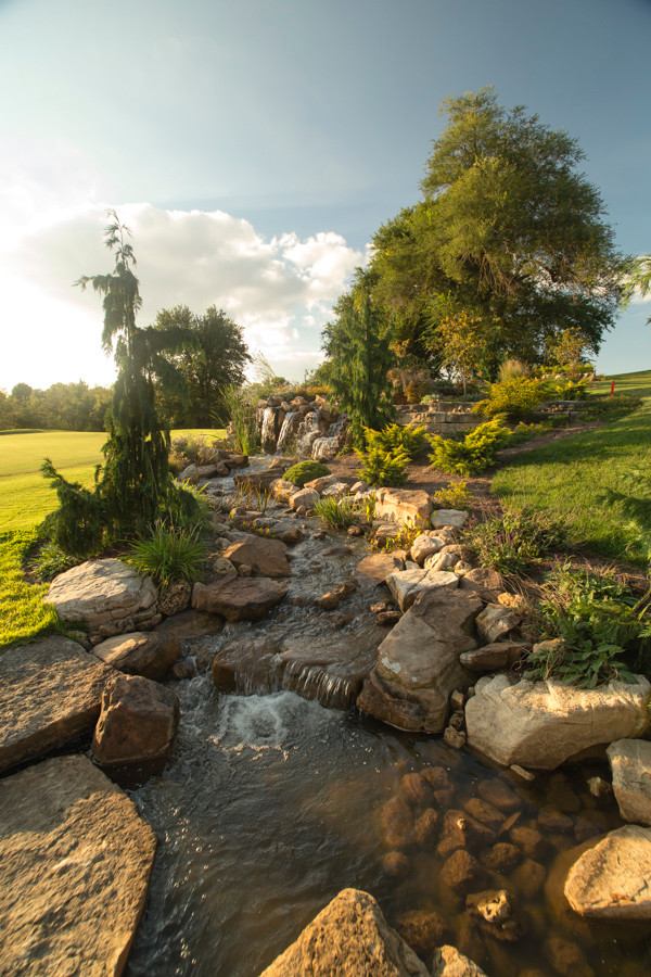 Golf Course Waterfall Feature - Traditional - Landscape - Other - by ...