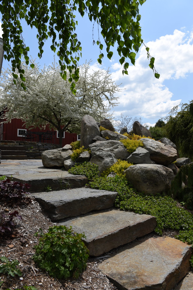 Goshen stone steps - Rustic - Landscape - San Diego - by Andrew Zema's ...