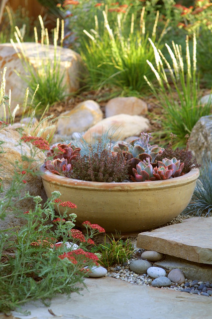 Grace Design Associates - Mediterranean - Garden - Santa Barbara - by ...